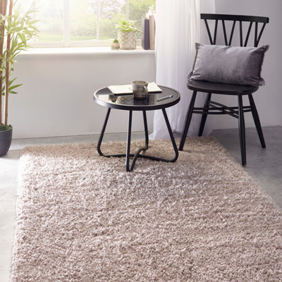 Origins Chicago Taupe Rug 110 X 160 | DIY at B&Q