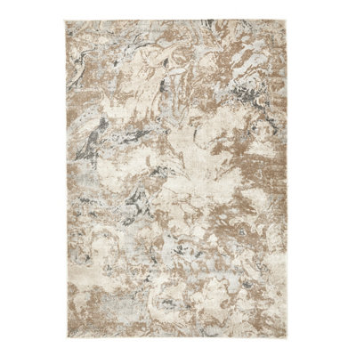 Origins Fior Marble Rug Beige/Blue 160CM x 230CM | DIY at B&Q