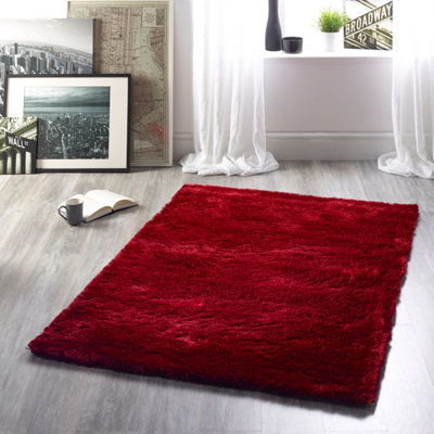 Origins Glamour Red Rug 80 X 150 | DIY at B&Q