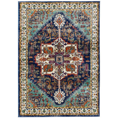 Origins Granada Emerald Rug 120 X 170 | DIY at B&Q