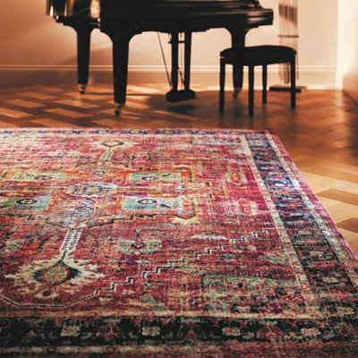 Origins Granada Red Rug 67 X 200