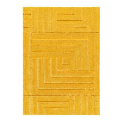 Origins Maze Ochre 160CM x 230CM | DIY at B&Q