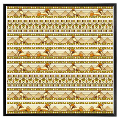Ornament of ancient egypt to the frescoes (Picutre Frame) / 30x30 ...