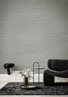 Ornamenta Blue Horizontal Texture Wallpaper