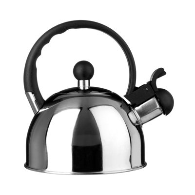 Orsina 1 Litre Mirror Finish Whistling Kettle, Stainless Steel Stove ...