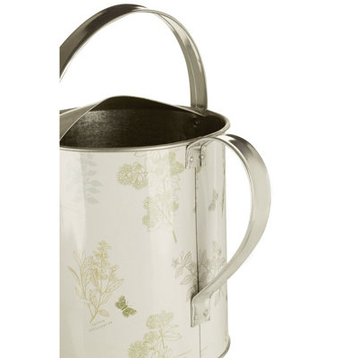 Orsina 5L Watering Can, Galvanised Steel Construction with Powder ...