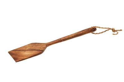 Orsina Acacia Wood Solid Spatula, Natural Kitchen Spatula Tool, Rustic ...