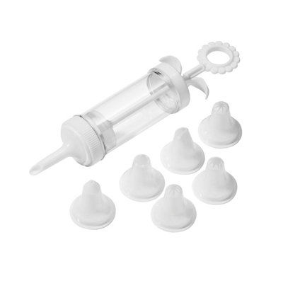 Orsina Assorted Plastic Cake Decorating Set With 6 Nozzles, Creative ...
