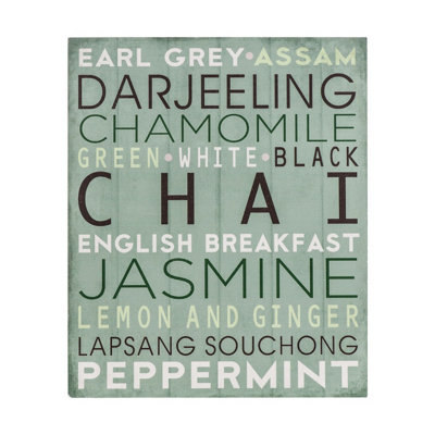 Orsina Chai Wall Plaque, Rustic Wood Sign With Chai Typography In Bold ...