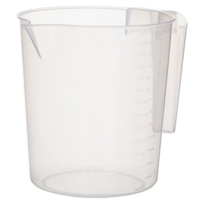 Orsina Clear Measuring Jug With 1300ml Capacity,Modern Plastic Jug With ...
