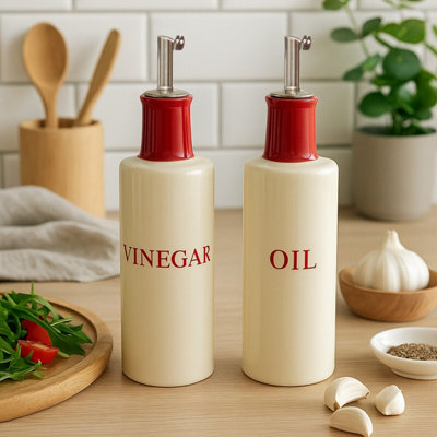 Orsina Elegant Hollywood Oil & Vinegar Set, Durable Design Oil And ...