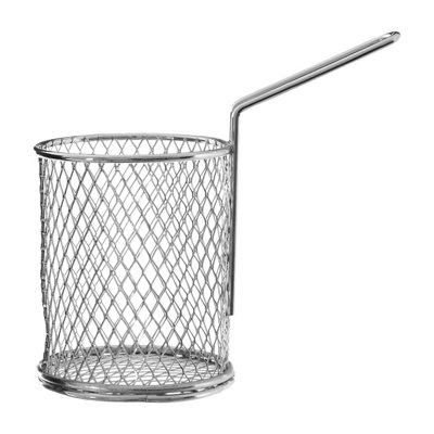 Orsina Functional Design Round Mini Fryer Basket, Stainless Steel Mini ...