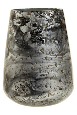 Orsina Garan Grey Small Glass Vase