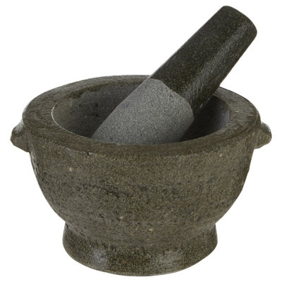 Orsina Granite Small Mortar and Pestle, Durable Granite Construction ...