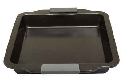 Orsina Grey Non Stick Baking Dish, Durable Metal Baking Dish with ...