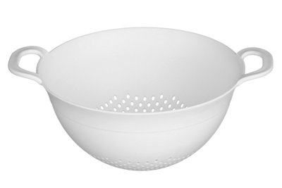 Orsina Large White Plastic Colander With Dual Handles,Kitchen Strainer ...