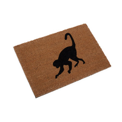 Orsina Monkey Animal Print Coir Doormat