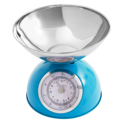 Orsina Premium Constructed 5Kg Blue Kitchen Scale, Retro Style Kitchen ...