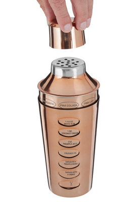 Orsina Recipe Rose Gold Cocktail Shaker
