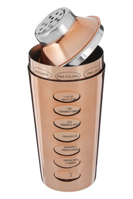 Orsina Recipe Rose Gold Cocktail Shaker