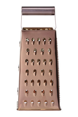 Orsina Rose Gold Stainless Steel Grater,4-Sided Food Shredder,Box ...