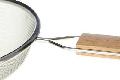 Orsina Stainless Steel Constructed Small Sieve with Wooden Handle ...