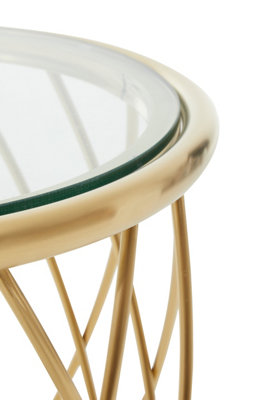 Stunning Gold Side Table Round Pictures