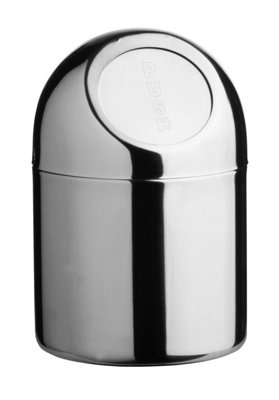 Orsina Stylish Push-Top Mini Waste Bin,Stainless Steel Waste Container ...