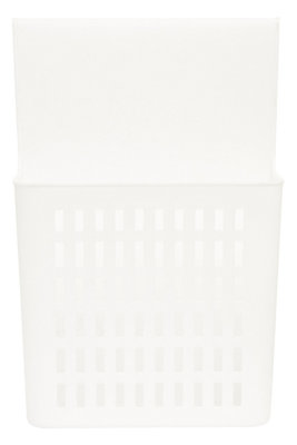 Orsina White Hangable Organizer Basket,Ventilated Plastic Organizer ...