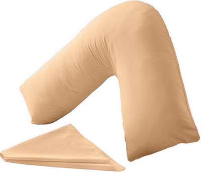Orthopaedic V-Shaped Pillow Extra Cushioning Support For Head, Neck ...