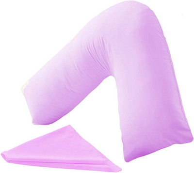 Orthopaedic V-Shaped Pillow Extra Cushioning Support For Head, Neck ...