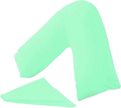 Orthopaedic V-Shaped Pillow Extra Cushioning Support For Head, Neck ...