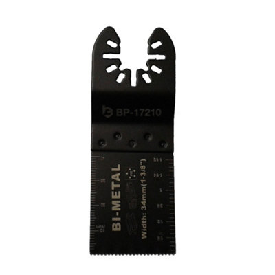 Oscillating BIM 34mm x 40mm Plunge Cut Multi Tool Saw Blade Bi Metal ...
