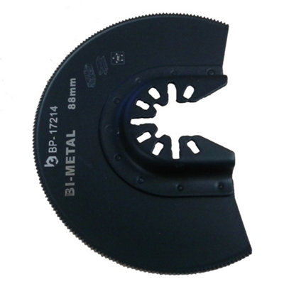 Oscillating BIM 88mm Round Segment Blade Multi Tool Saw Wood Metal Fits ...