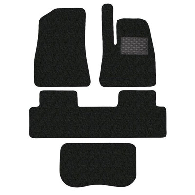 Oseasons Tesla Model 3 4-Piece GECKO Car Mat Set in Black
