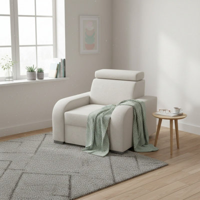 OSLO M 1 Armchair with Adjustable Headrest MDF and Particle Board Frame ...