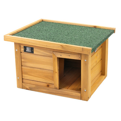 Oslo Wooden Hedgehog House Outdoor Sanctuary Hibernation Hogitat ...