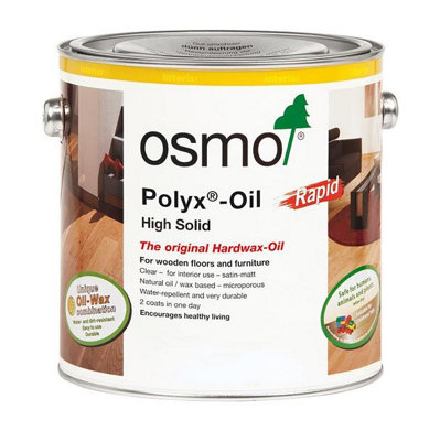 Buy Osmo Polyx Oil Rapid - Clear - Satin - 750ml at B&Q