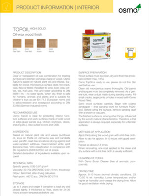 Osmo Top Oil Clear Satin 500ml (3028)