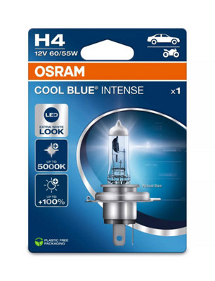 Osram Cool Blue Intense (Next Gen) H4 60/55W 12V Headlight Lamp ...