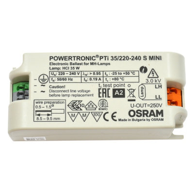 OSRAM POWERTRONC INTELLIGENT PTi S, 35W, ECG for HID Lamps, 220-240V Mini