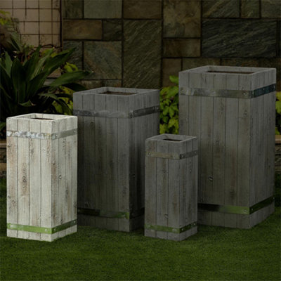 Ottawa Polystone Rectangular Planter Garden Medium 60cm