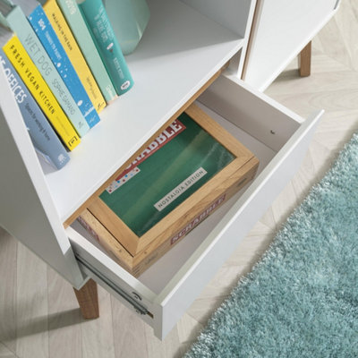 Otto Sideboard Small with Drawer in Classic White