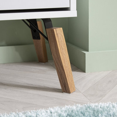 Otto Sideboard Small with Drawer in Classic White