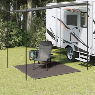 Oudoor Durable Tent Carpet 200x200 cm Anthracite