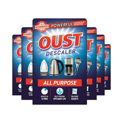 Oust Descaler All Purpose Powerful Limescale Remover 3 Sachets x 6 (18 ...