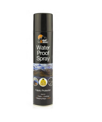 Out & About Water Proof Spray Fabric Protector Waterproofing for Shoes ...