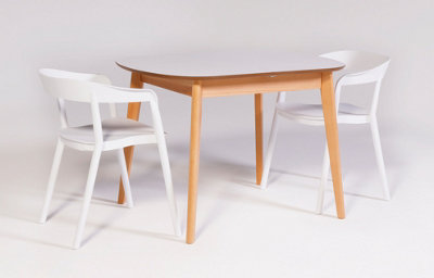 OUT OUT Abbey Wood Extending Dining Table 106 136cm
