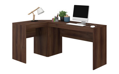 OUT & OUT Chester Oak L-Shaped Corner Desk