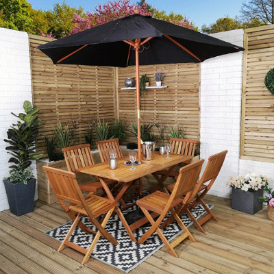 Parasol and base set store